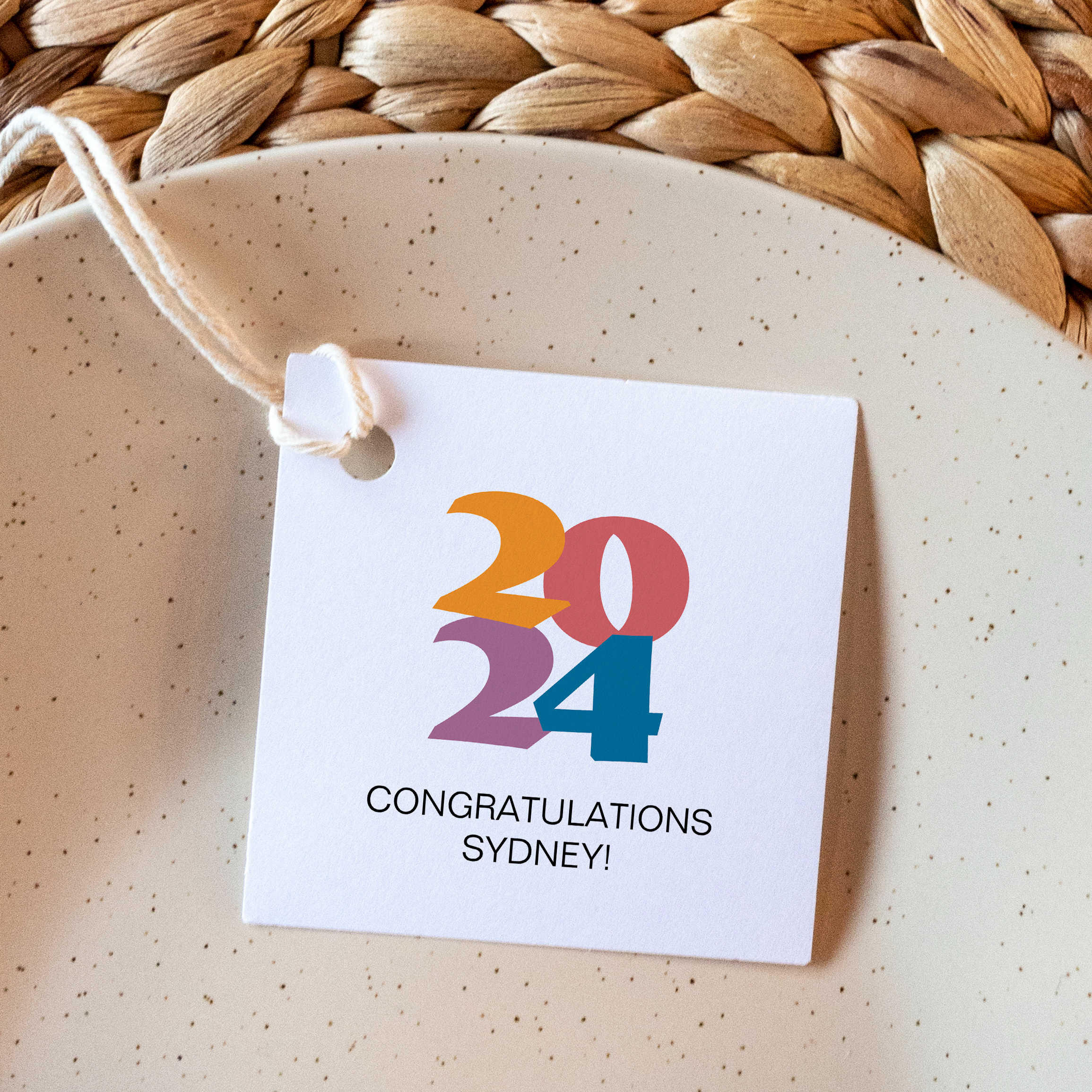 Graduation Class of 2024 Party Favor Gift Tags