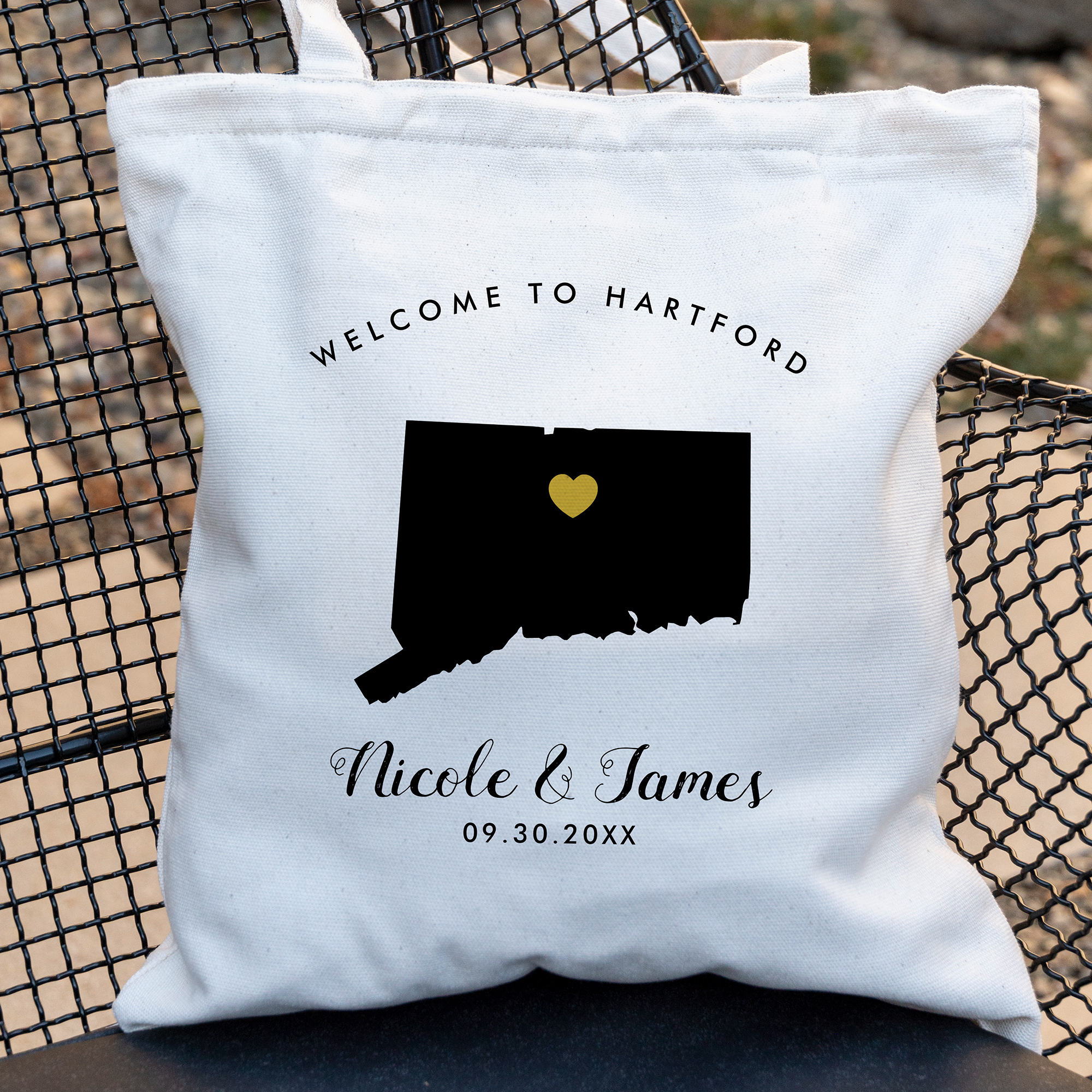 Connecticut Wedding Welcome Bag