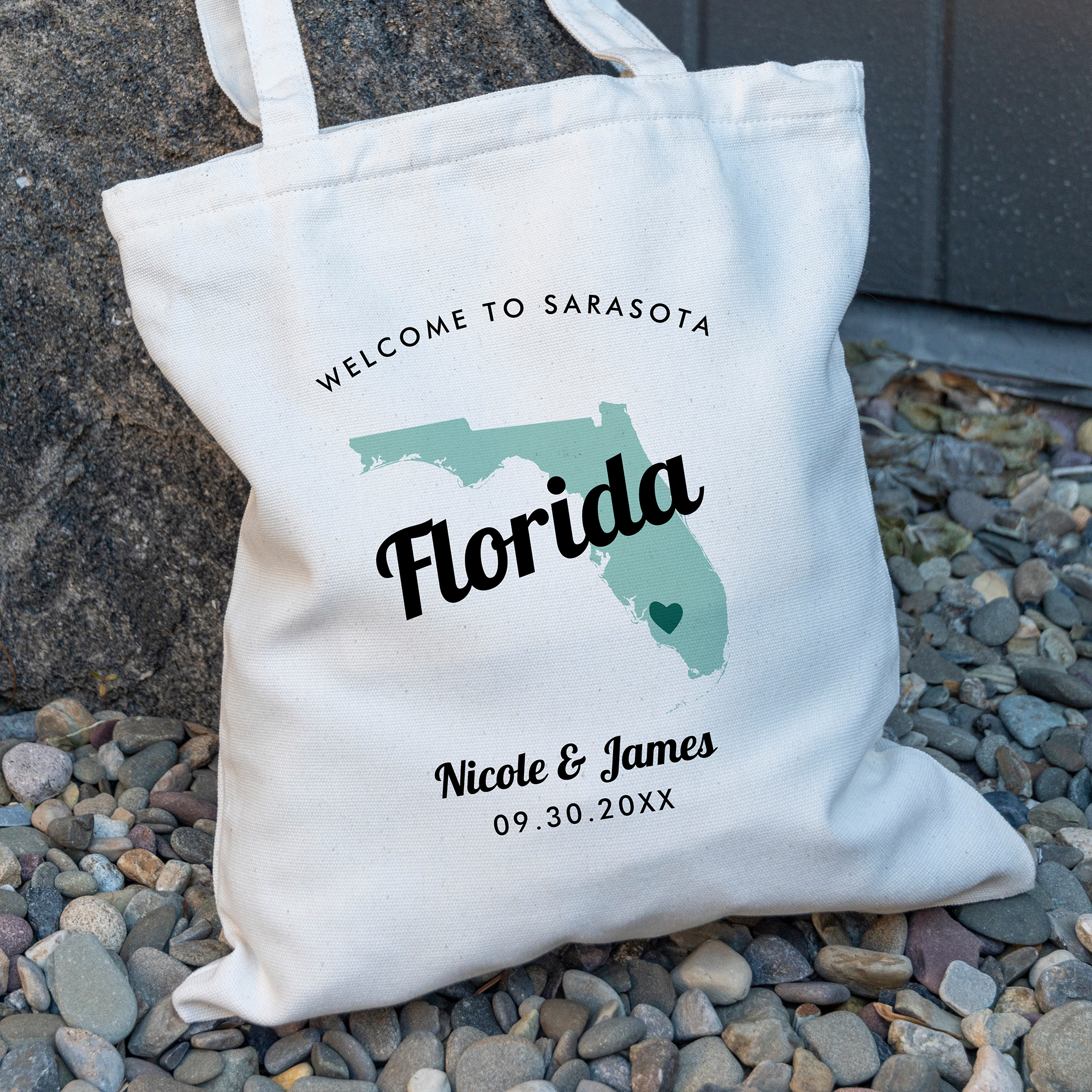 Florida Wedding Welcome Tote Bag
